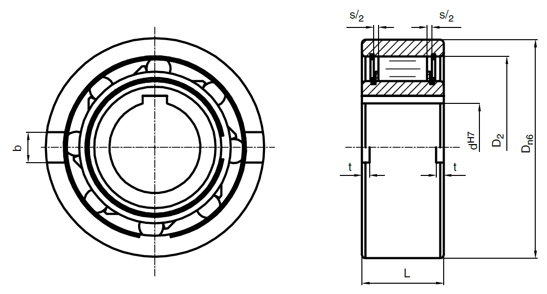 Frihjul typ USNU | Ramström Transmission Transmission
